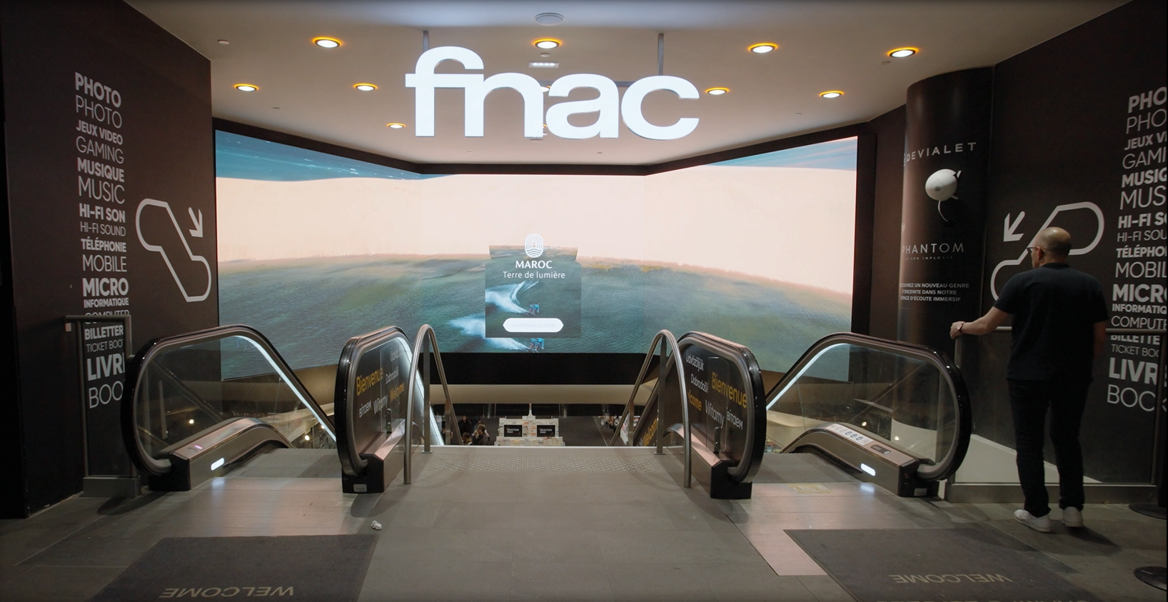 Le Maroc sublime en DOOH XXL - Retailink by Fnac Darty
